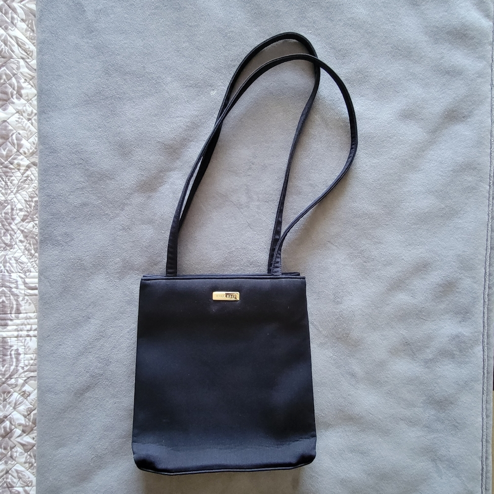 Navy Blue Bucket Tote Bag - Gem